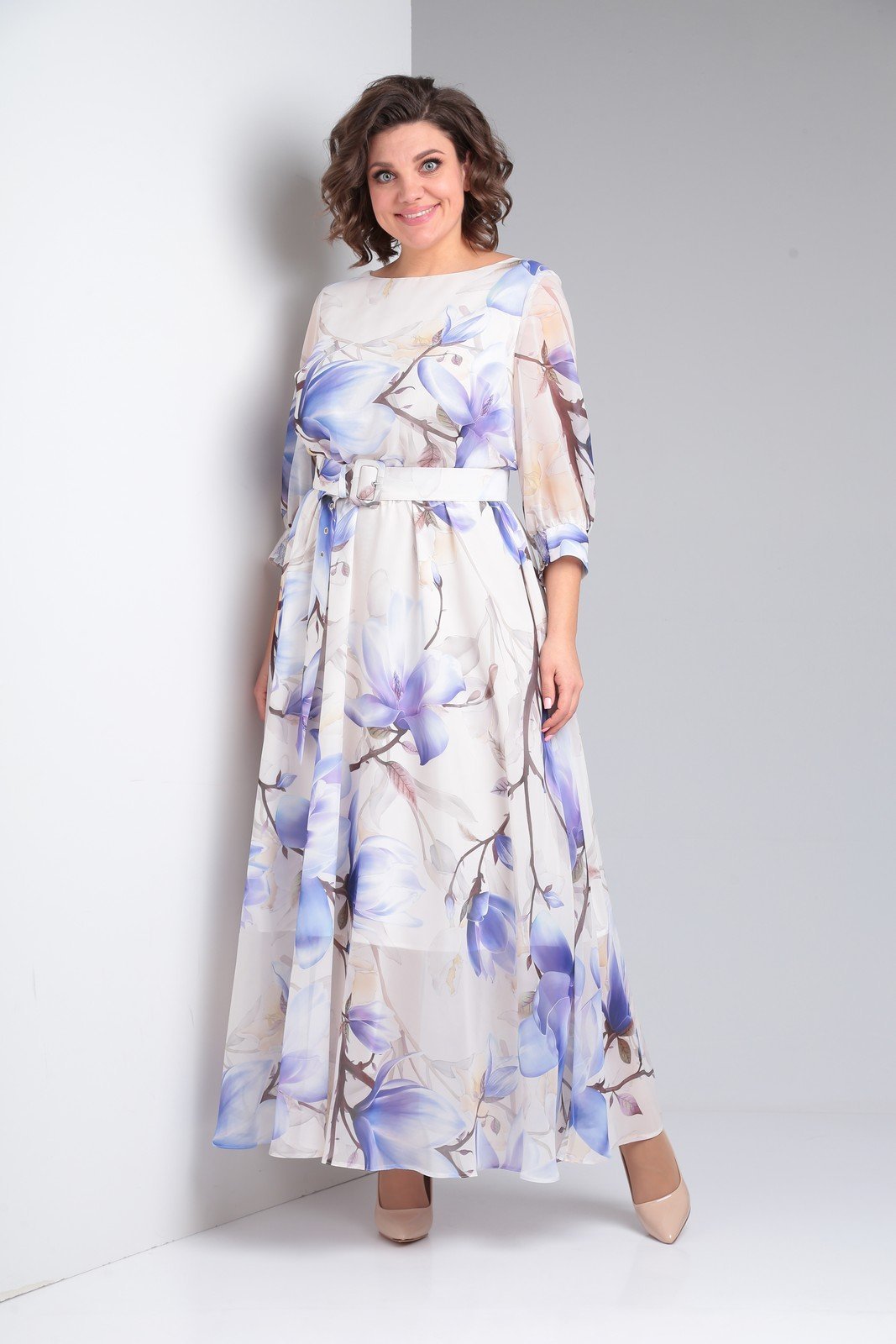 Платье 1-026 шампань POCHERK купить в интернет магазине Велесмода